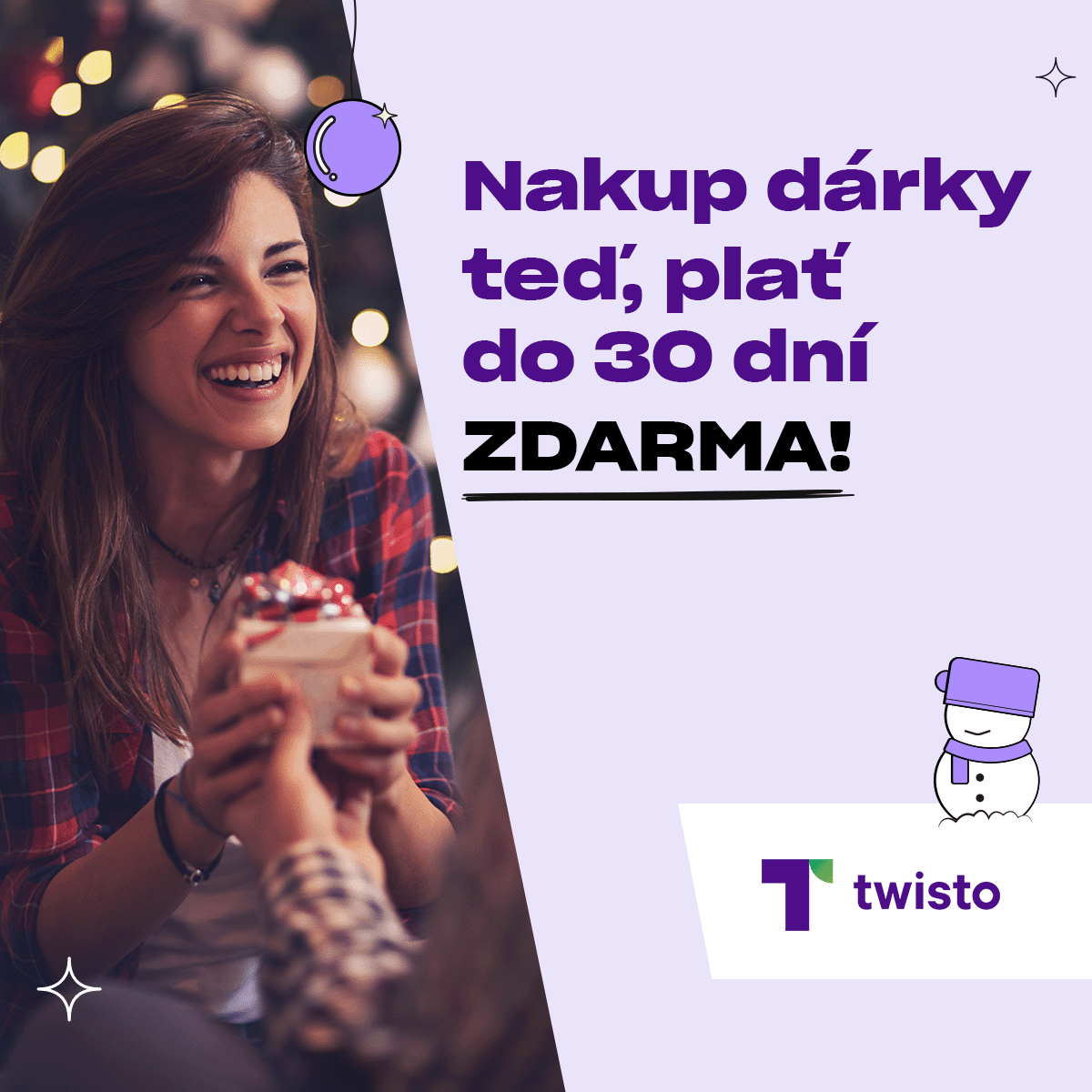 Twisto Pay: nakupujte teď, plaťte až za 30 dní. Zdarma! | Akce a slevy denně | LevnoShop.cz